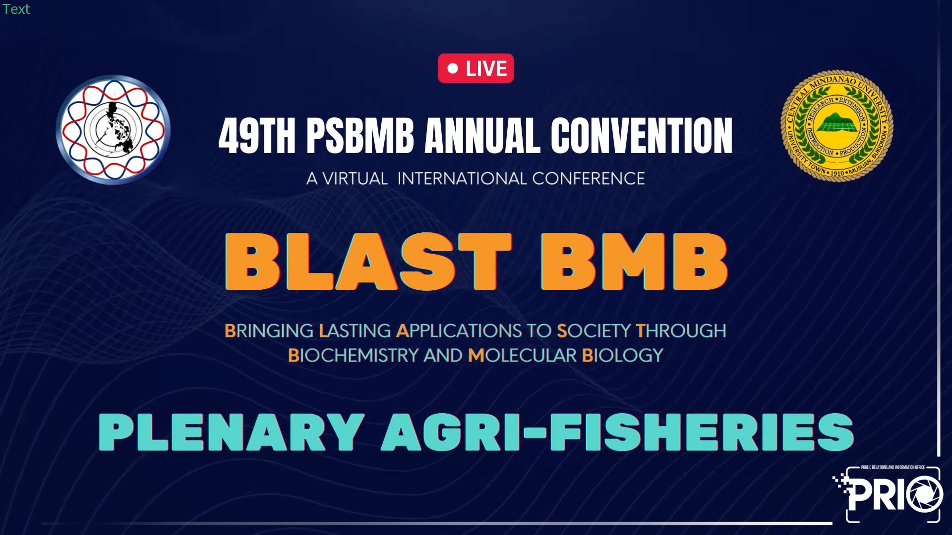 [IN PHOTOS] Day 3 of the 49th PSBMB Annual Convention (A Virtual ...
