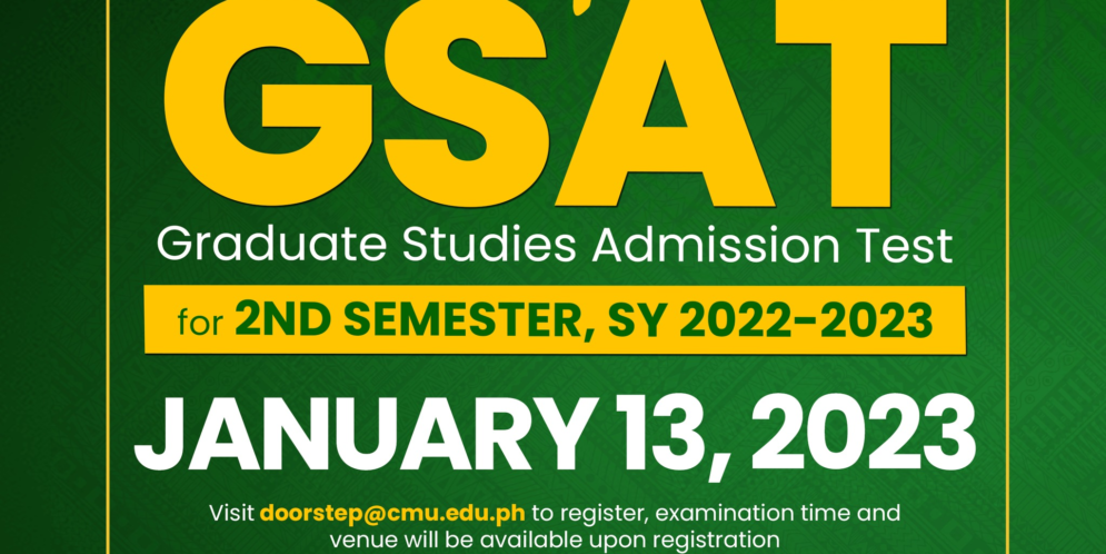 [ANNOUNCEMENT] There will be a 𝗦𝗽𝗲𝗰𝗶𝗮𝗹 𝗚𝗿𝗮𝗱𝘂𝗮𝘁𝗲 𝗦𝘁𝘂𝗱𝗶𝗲𝘀 𝗔𝗱𝗺𝗶𝘀𝘀𝗶𝗼𝗻 𝗧𝗲𝘀𝘁 ...