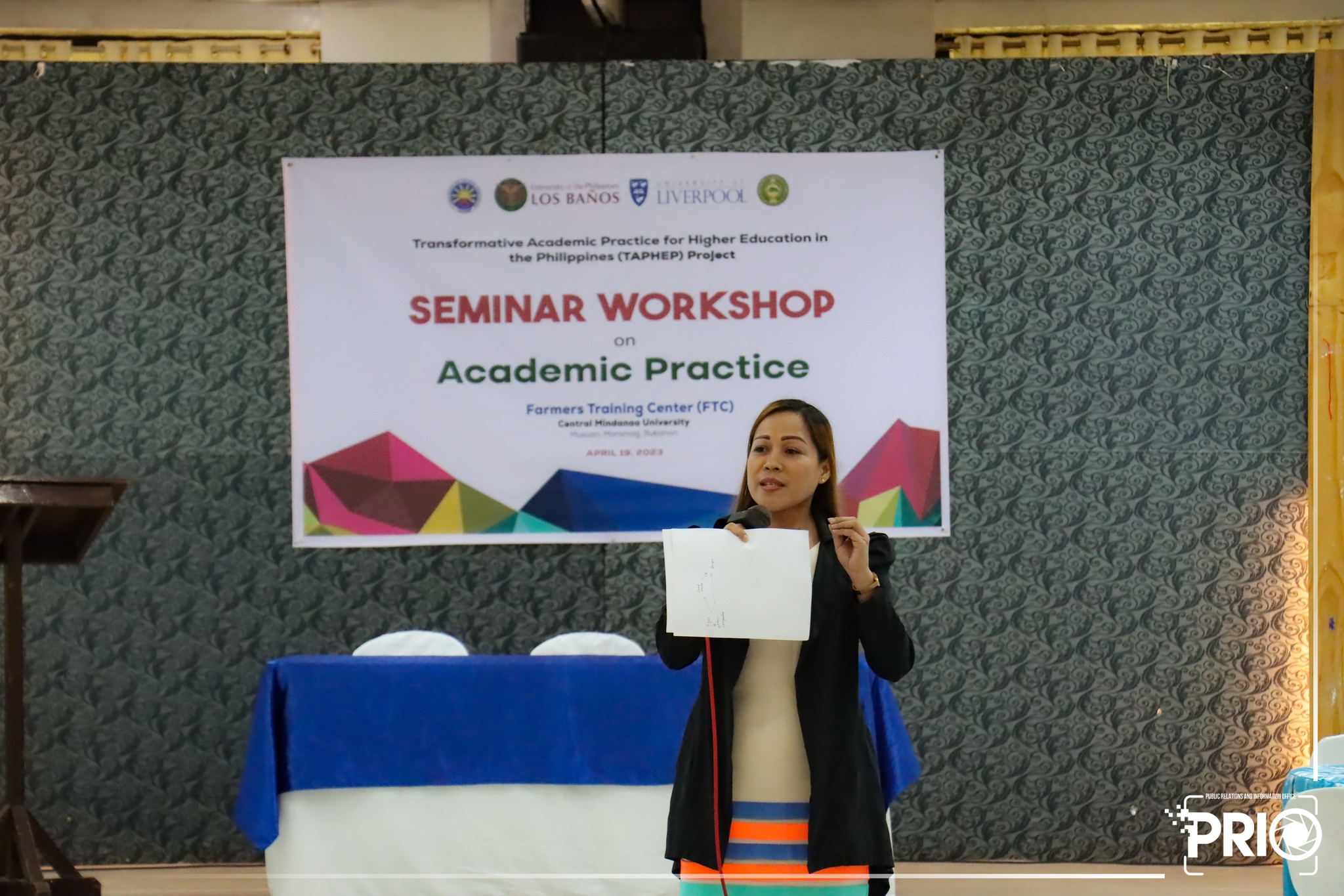 Project Seminar-Workshop on Academic Practice – Central Mindanao University