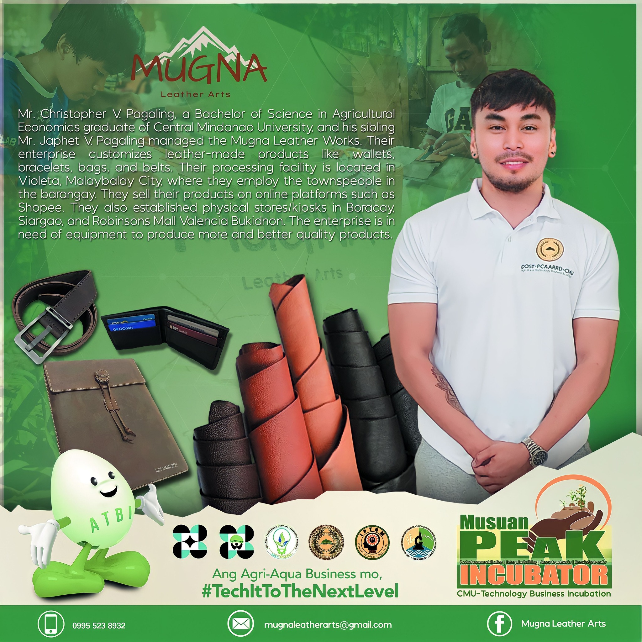 Mugna Leather Arts – Central Mindanao University