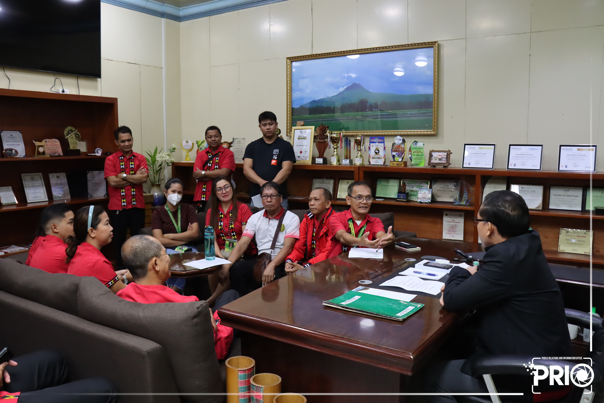 Courtesy call to the newly appointed University President – Central ...