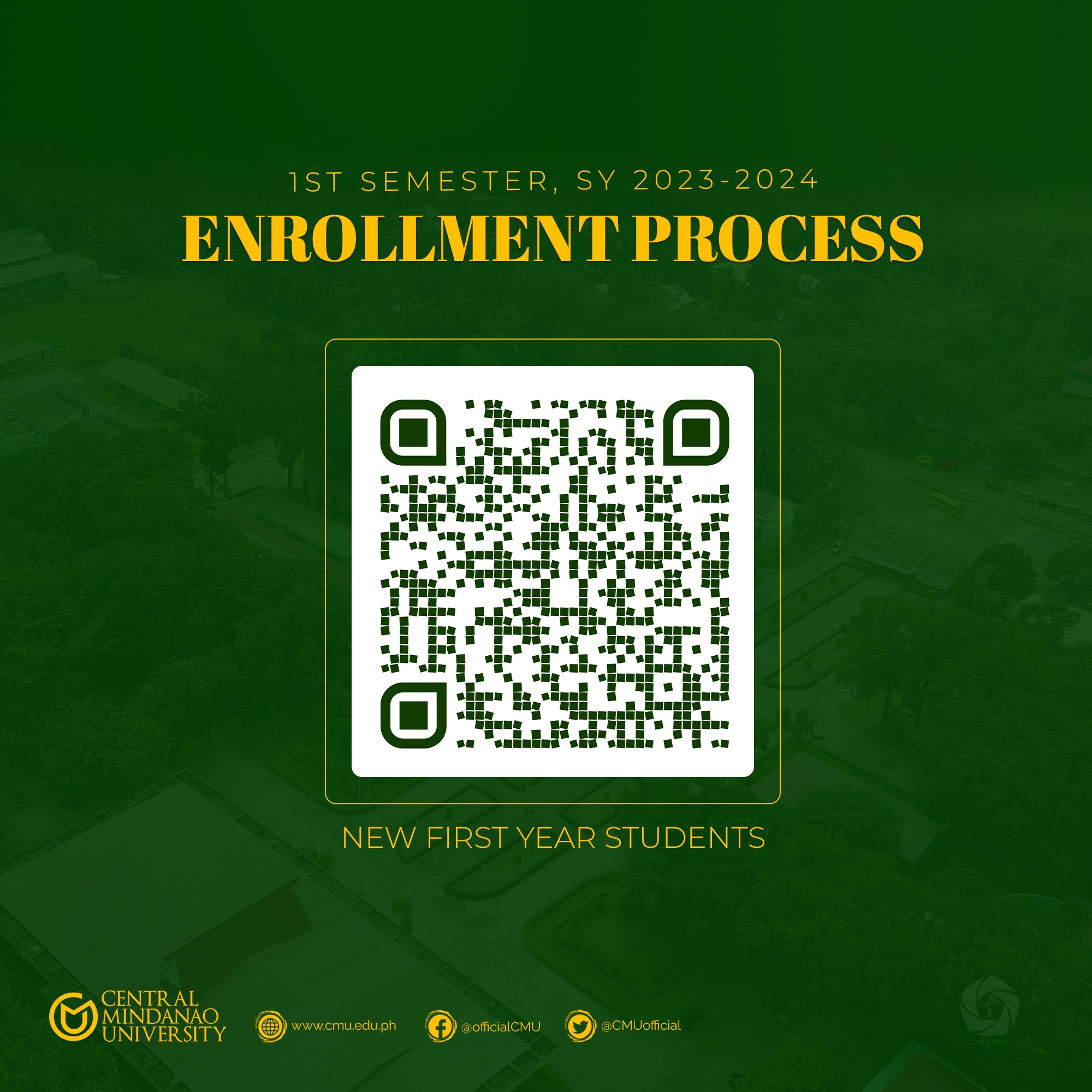 Enrollment for the 1st Semester, SY 2023-2024 – Central Mindanao University