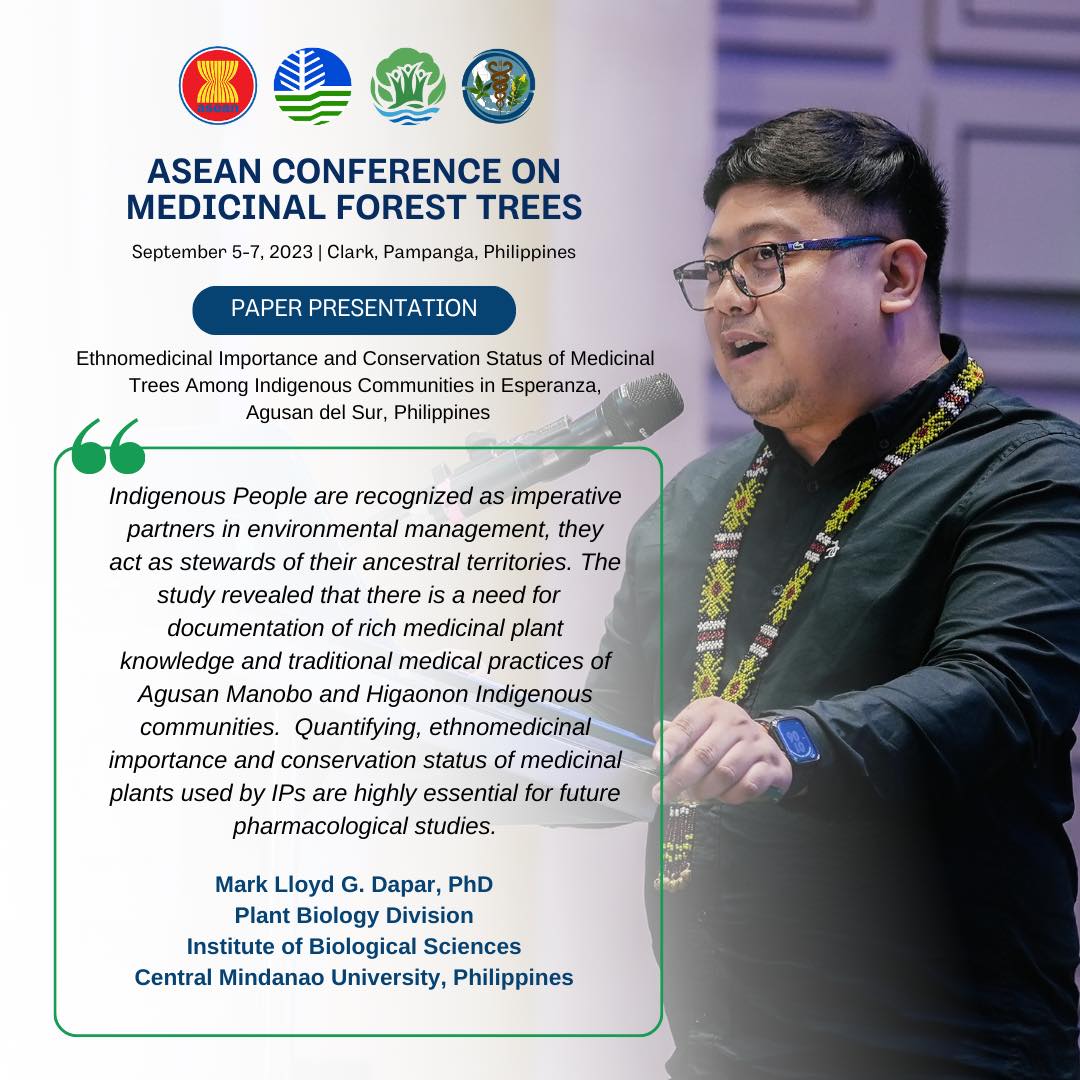 Plant Biology Division were selected to share relevant research during the ASEAN Conference on ...