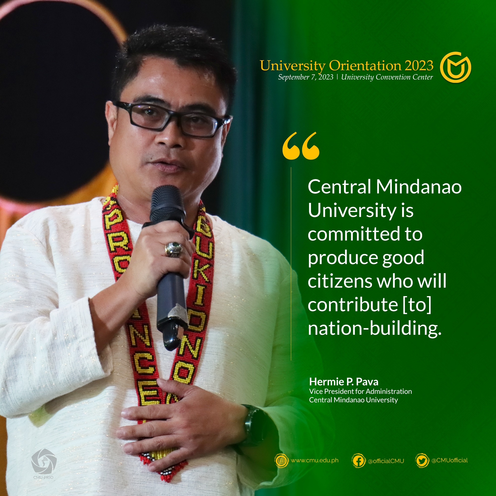 University Orientation 2023September 7, 2023 | University Convention ...