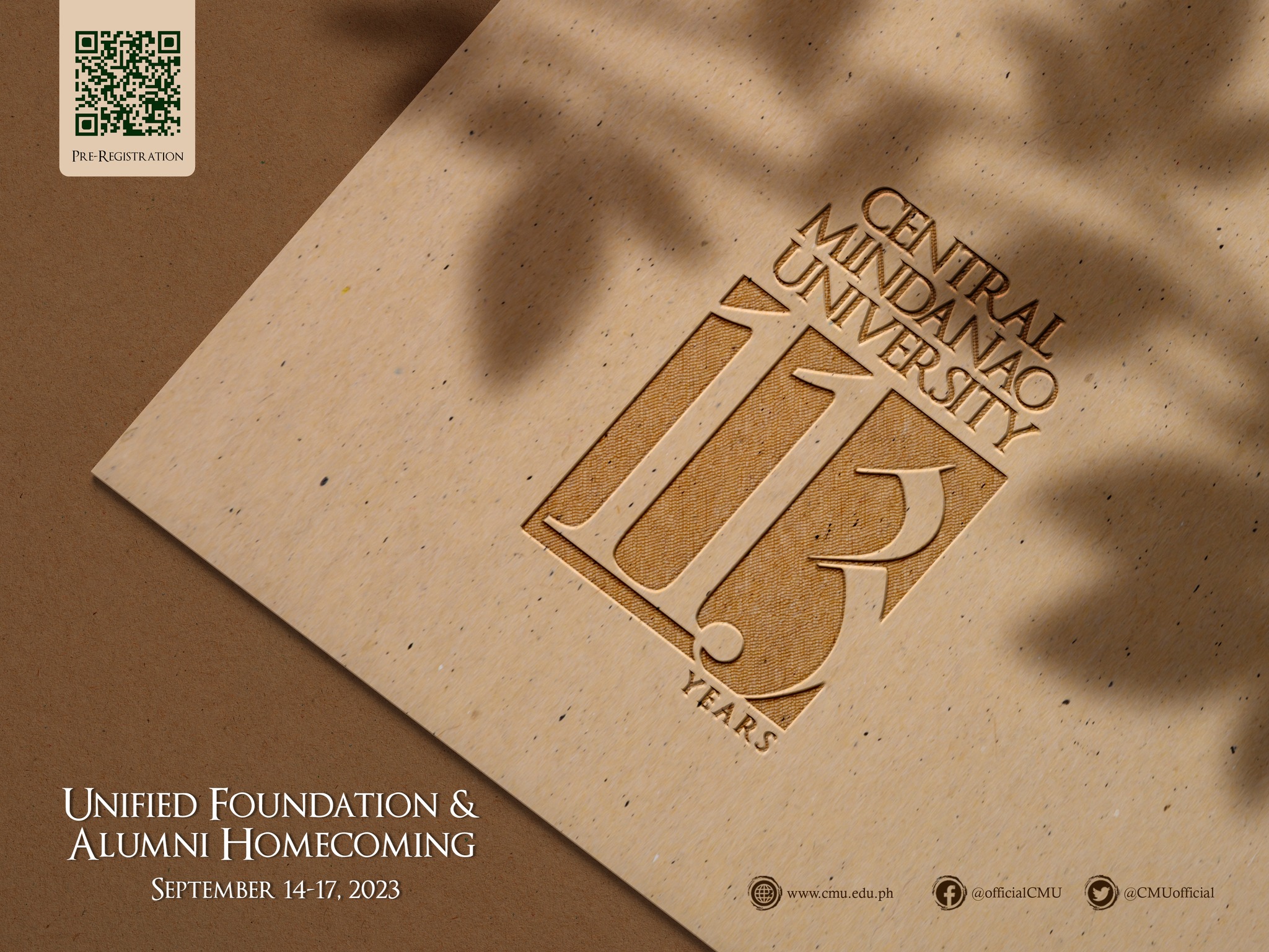 Pre-registration Extended Until September 10, 2023! – Central Mindanao ...