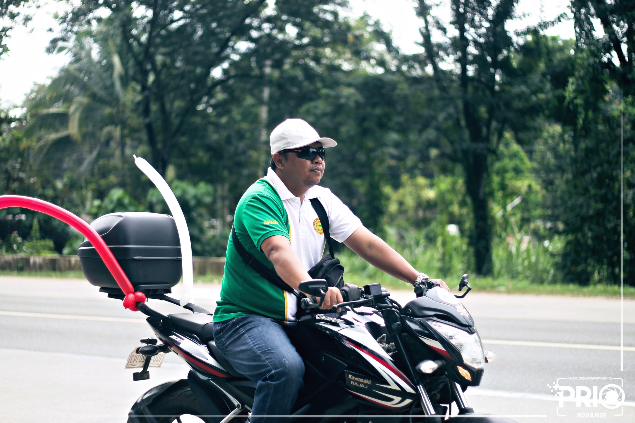Motorcade along Sayre Highway – Central Mindanao University