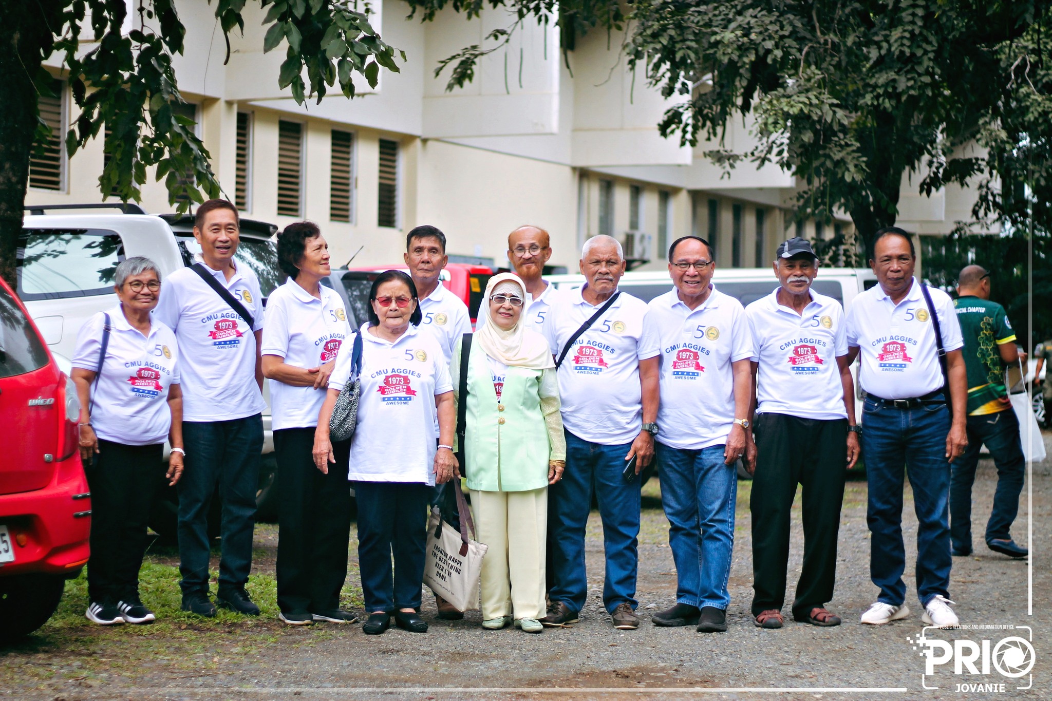 Motorcade along Sayre Highway – Central Mindanao University