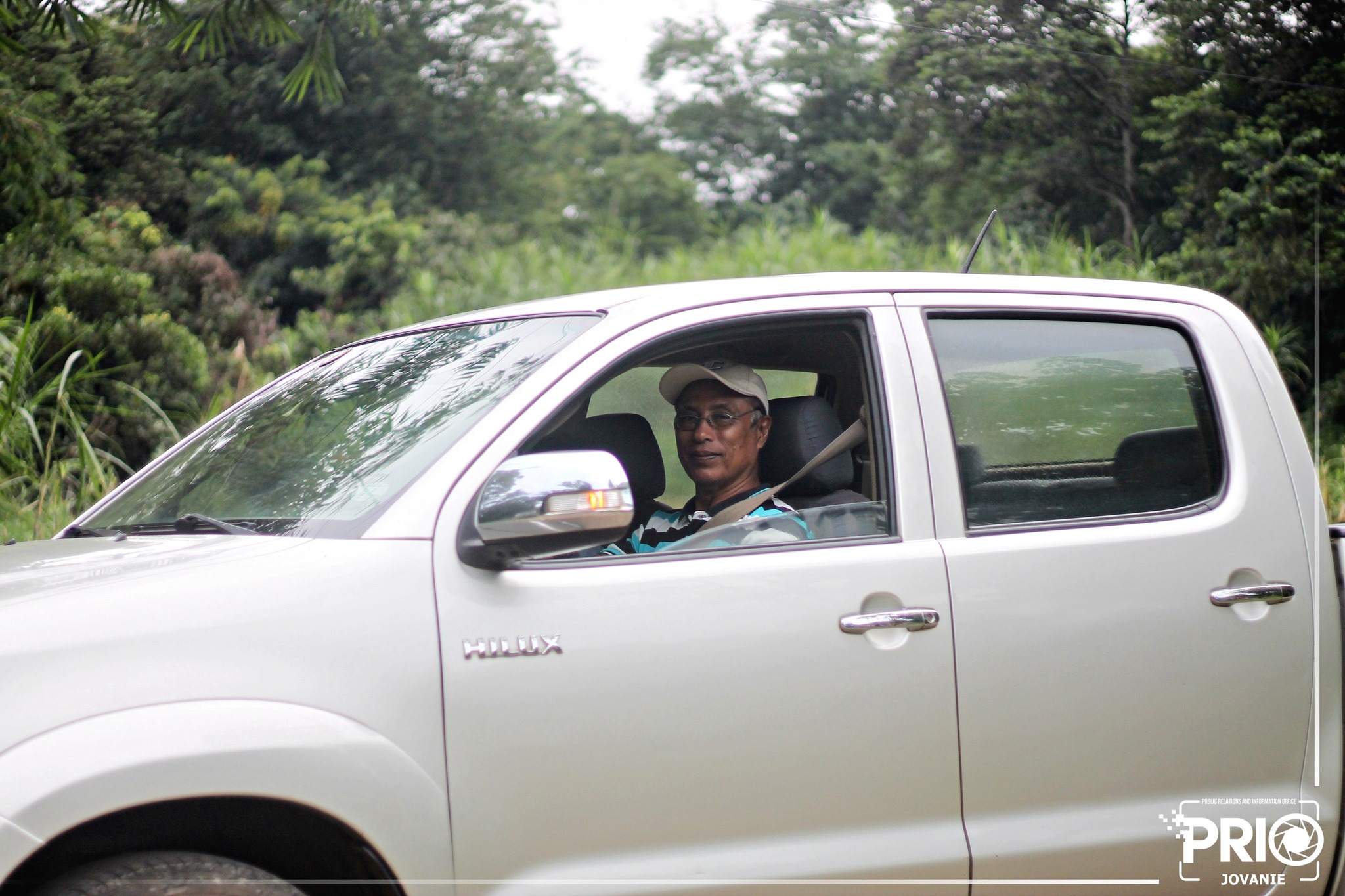 Motorcade along Sayre Highway – Central Mindanao University