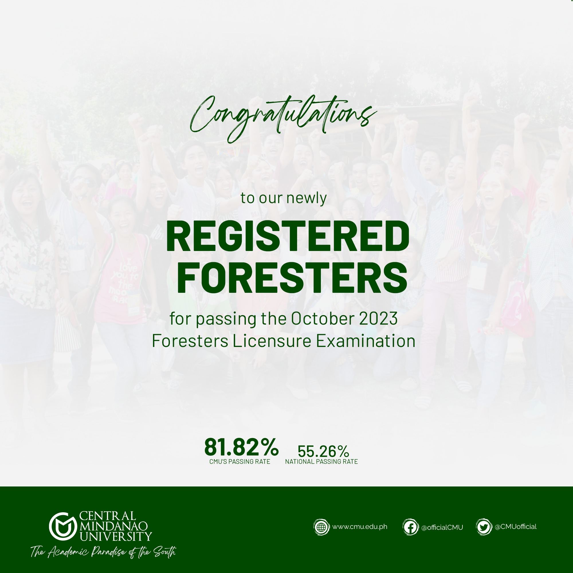 Newly Registered Foresters 𝗝𝗼𝘆𝗰𝗲 𝗖𝗮𝗽𝗶𝘁𝗼 𝗚𝗼𝗺𝗲𝘇 𝗧𝗼𝗽 𝟯 – Central Mindanao ...