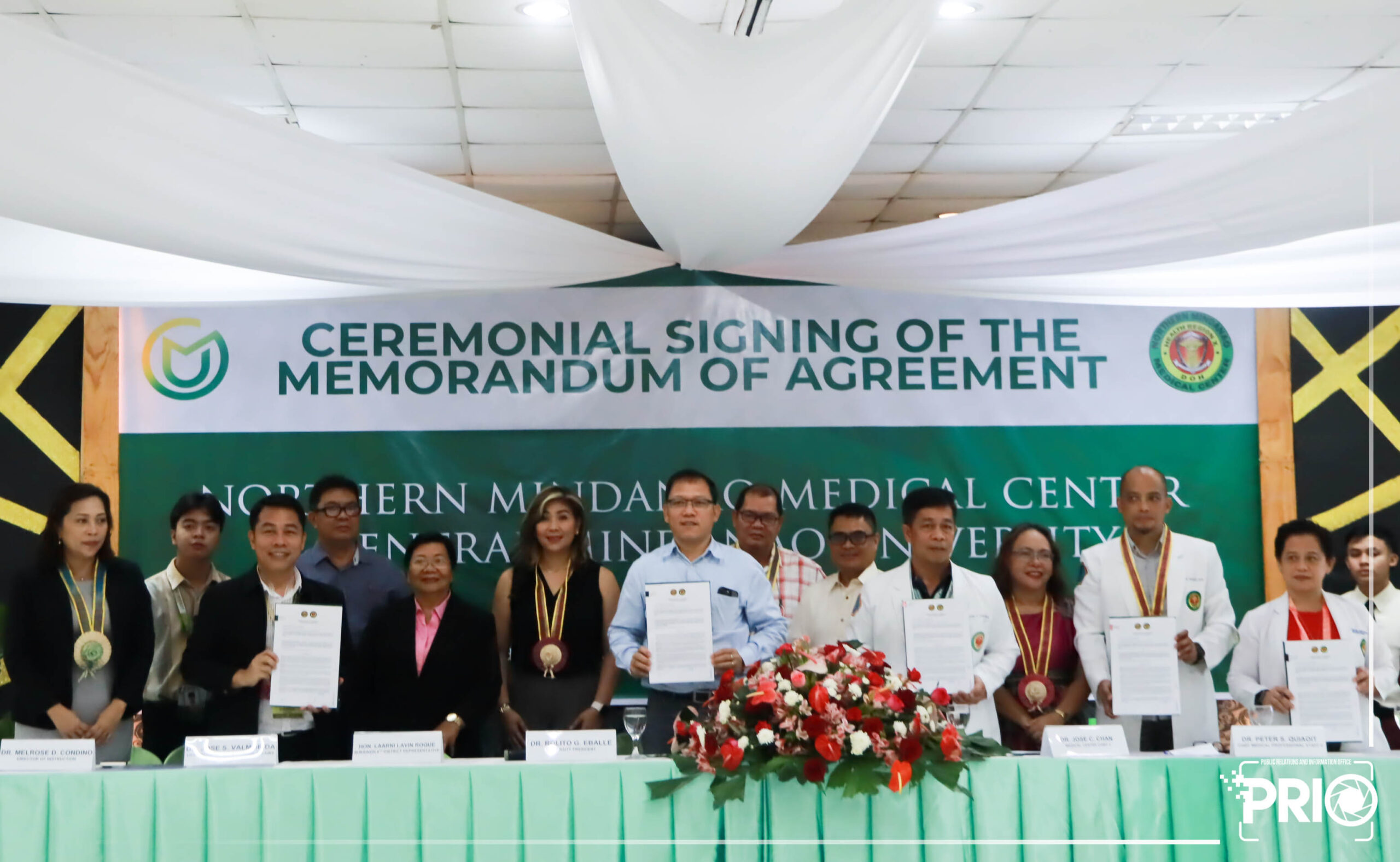 CMU, NMMC Sign MOA for College of Medicine Base Hospital – Central ...