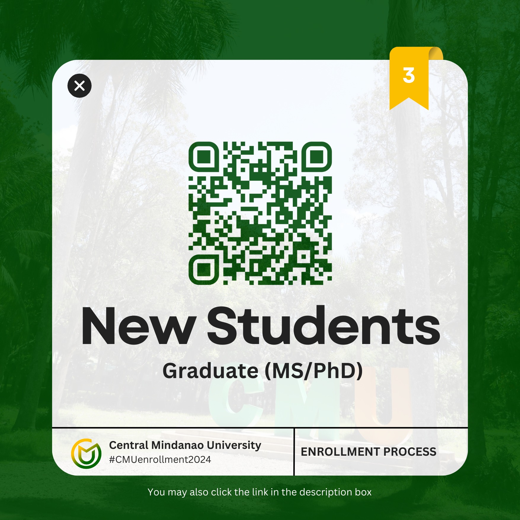Enrollment Steps for 2nd Semester SY 2023-2024 – Central Mindanao University