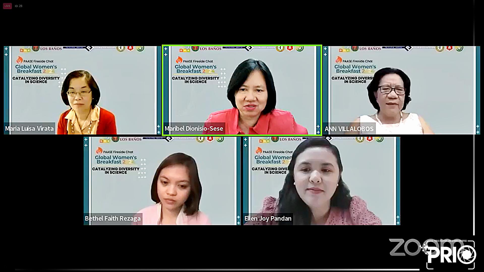 The Philippine-American Academy of Science & Engineering (PAASE) conducted a Global Women’s ...