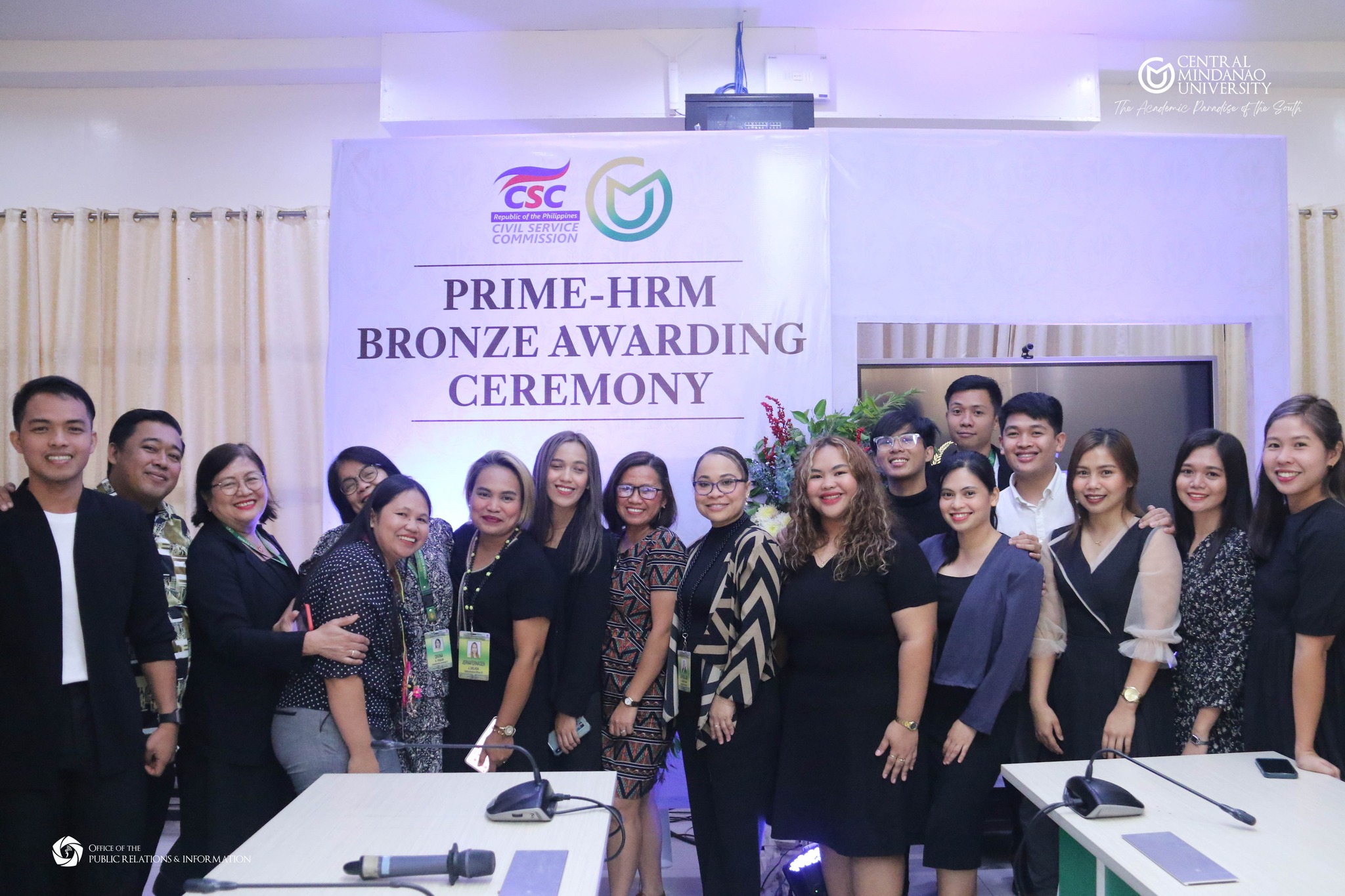 PRIME-HRM Bronze Award – Central Mindanao University