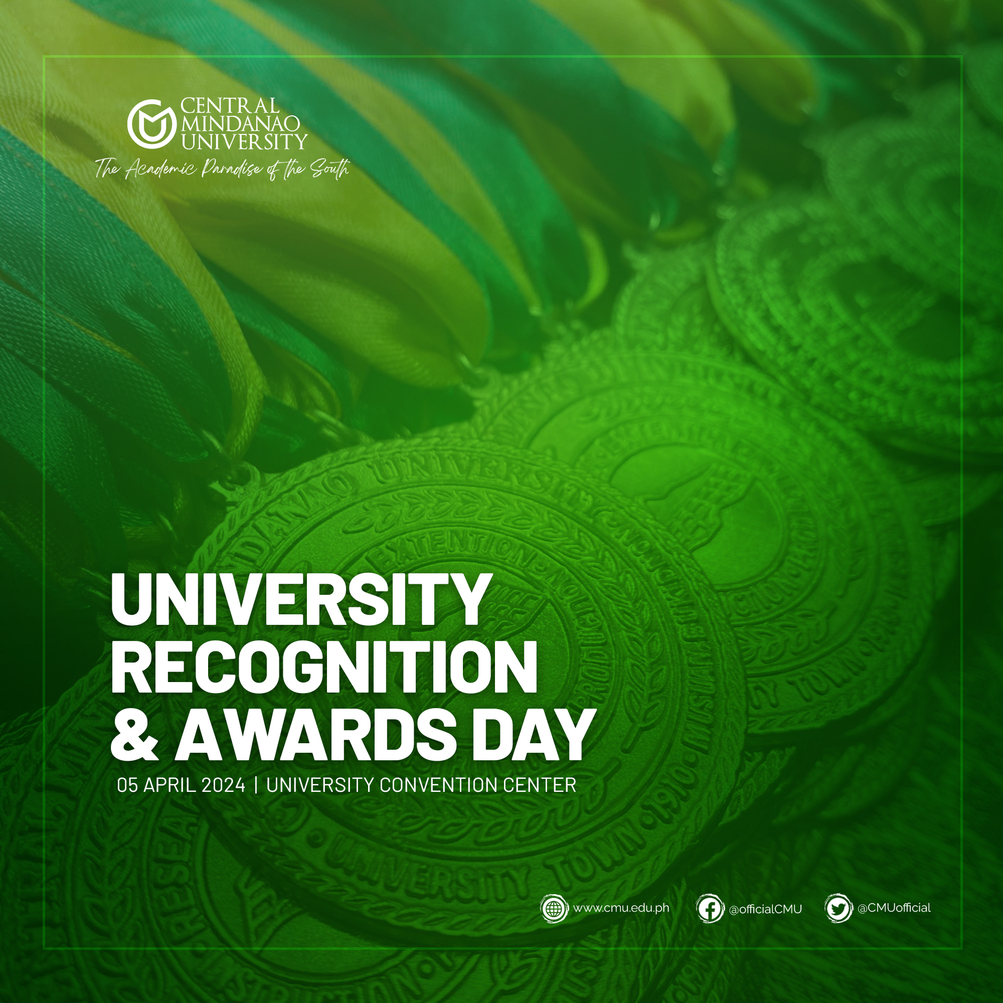 2024 University Recognition & Awards Day – Central Mindanao University