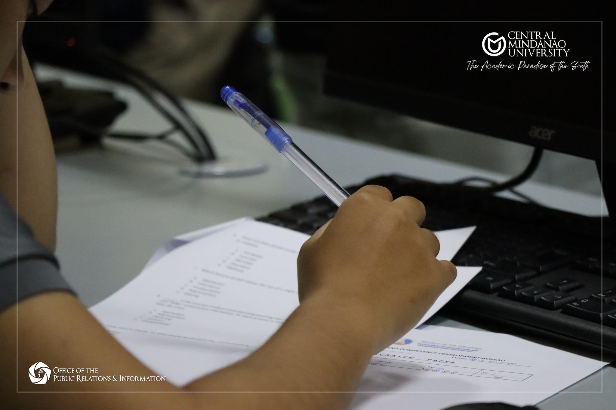 DICT Diagnostic Examination At CISC Building – Central Mindanao University