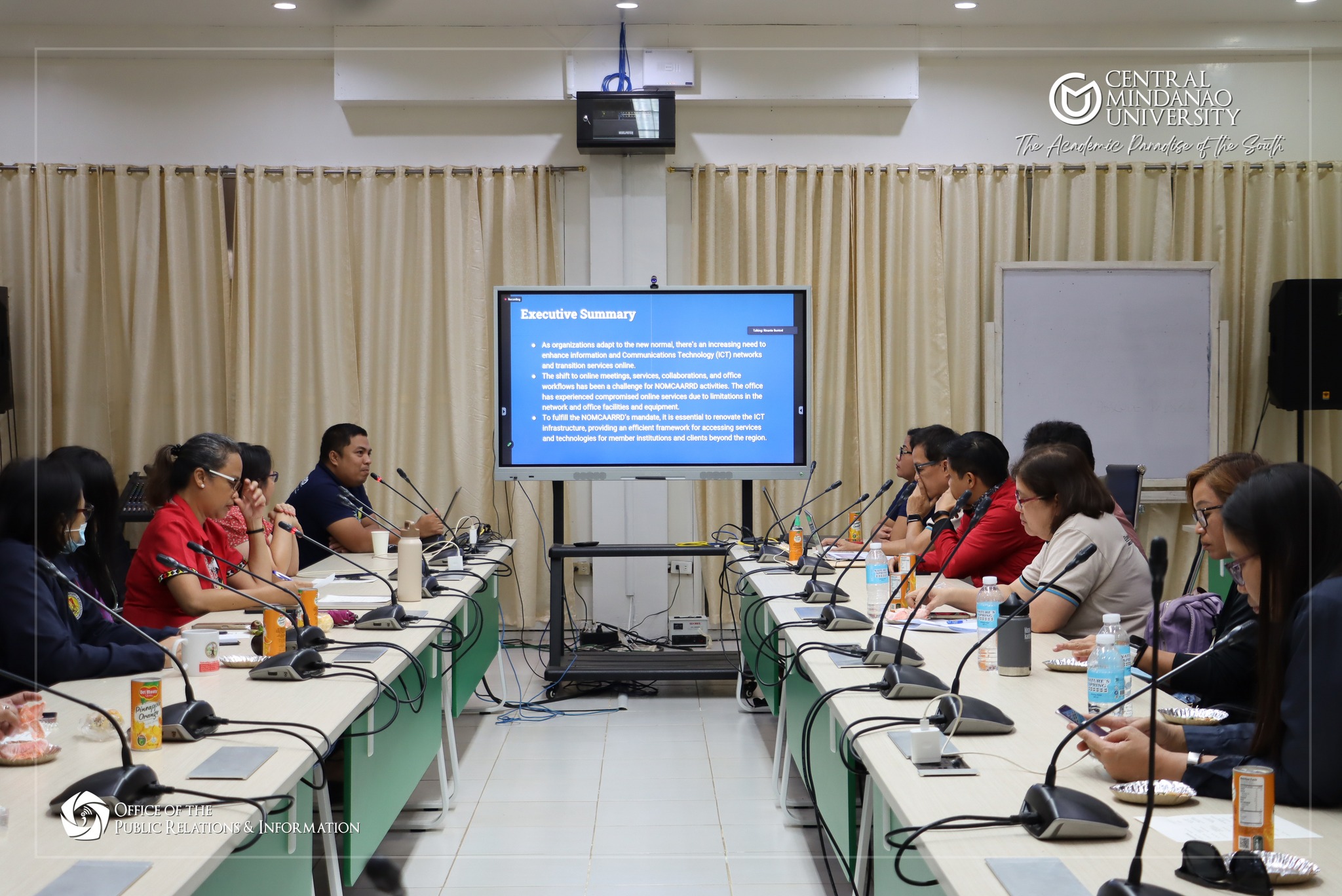 Improvement of the ICT Infrastructure of NOMCAARRD and Selected Consortium Member Institutions ...