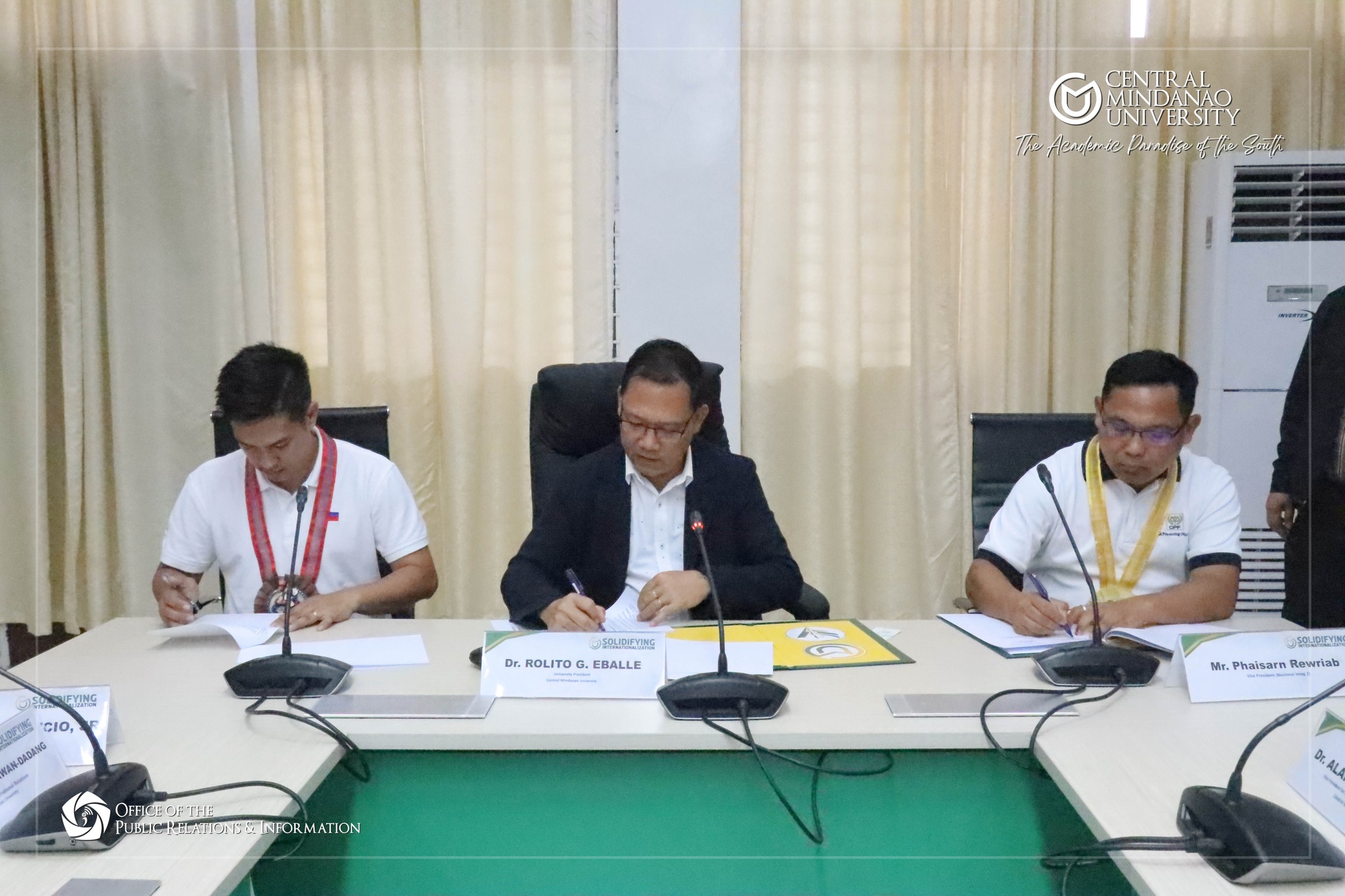 Central Mindanao University and Charoen Pokhand Foods Memorandum of ...