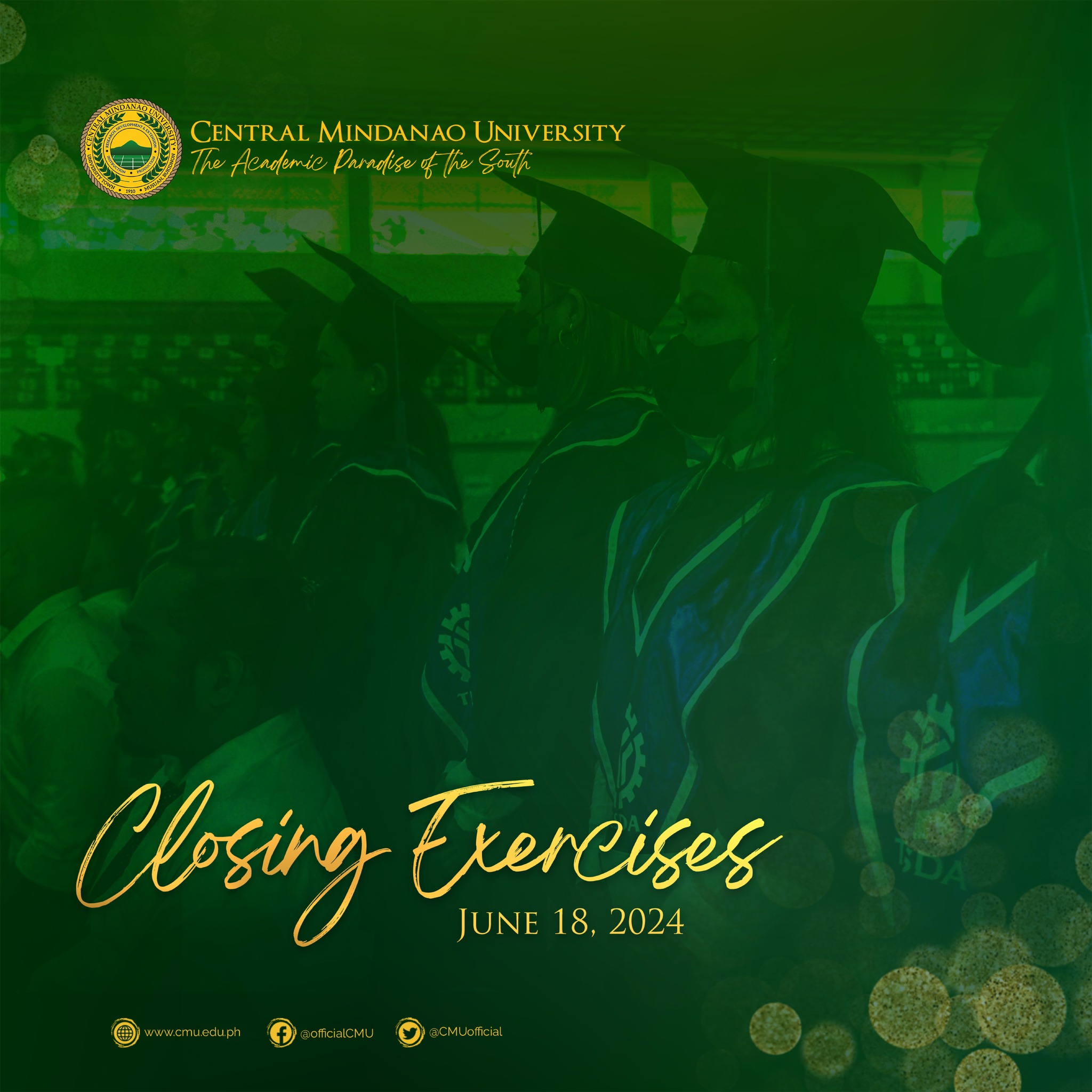 Central Mindanao University’s Closing Exercises June 2024 – Central ...