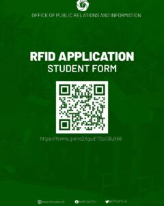 RFID Application form for Student and Employee – Central Mindanao ...