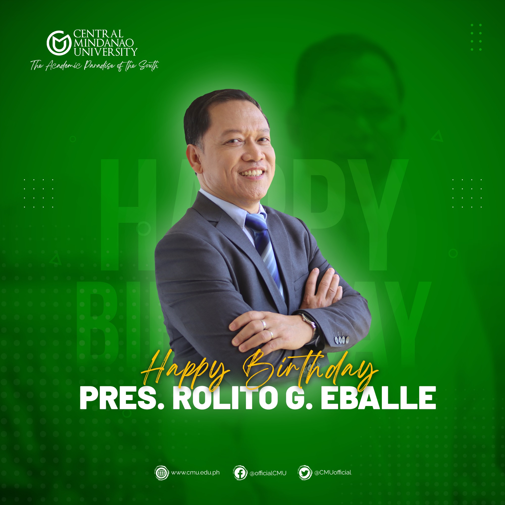 Birthday of the University President – Central Mindanao University