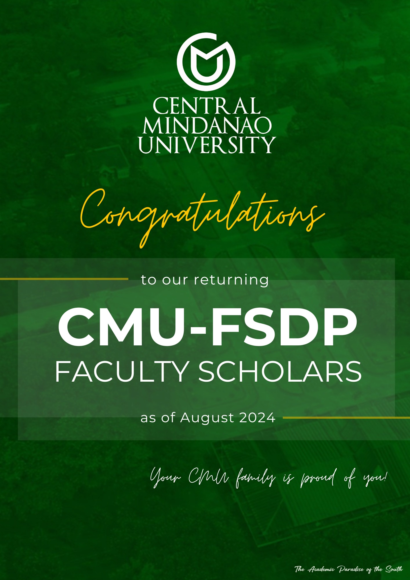 CMU Faculty and Staff Development Program Faculty Scholars – Central ...