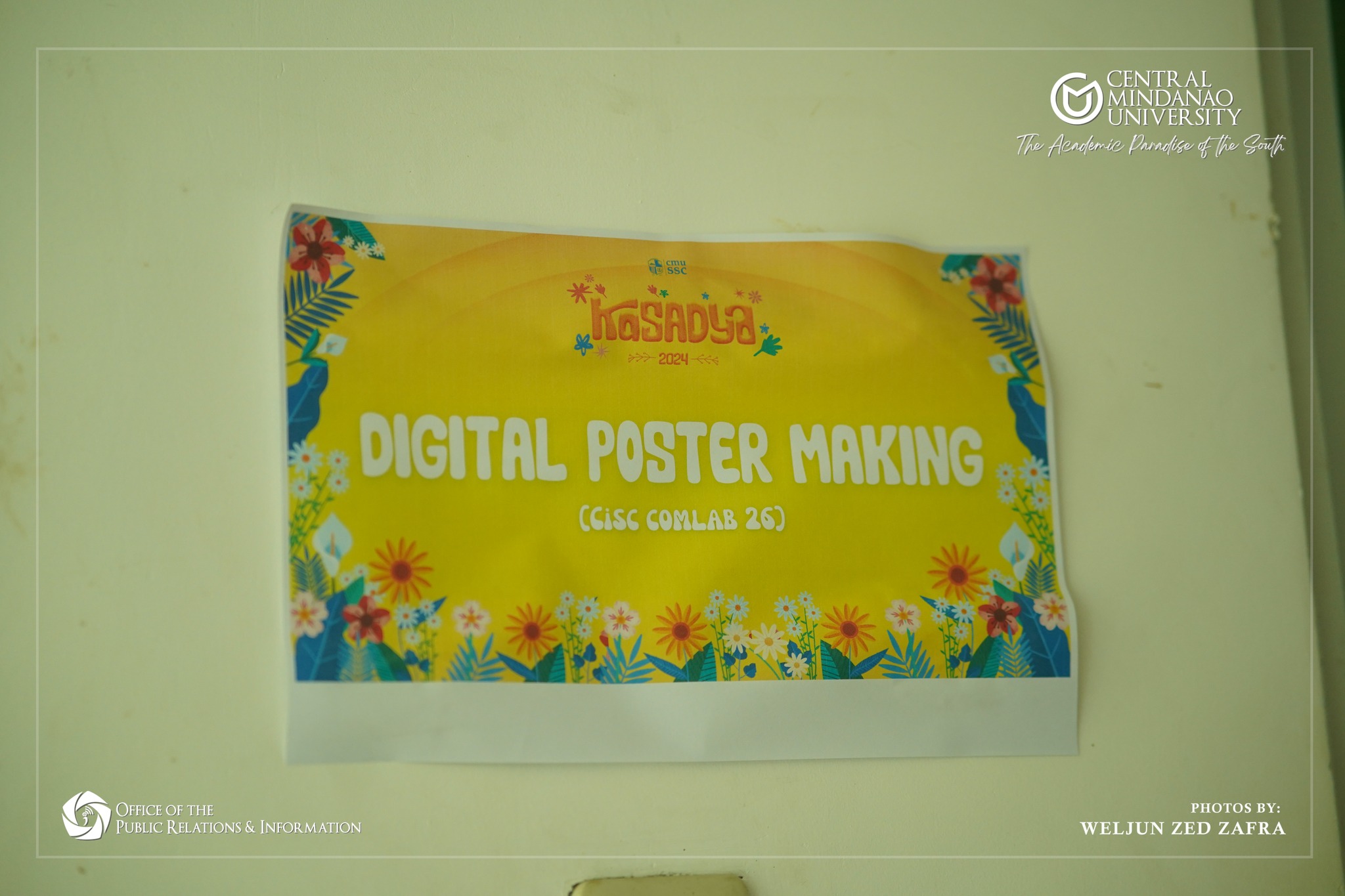CMU 114th Founding Anniversary Digital Poster Making – Central Mindanao ...