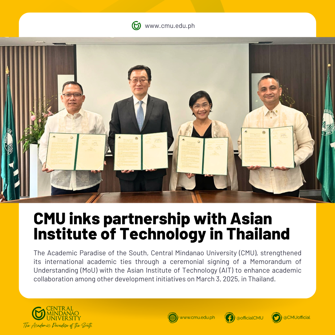 CMU inks partnership with Asian Institute of Technology in Thailand ...