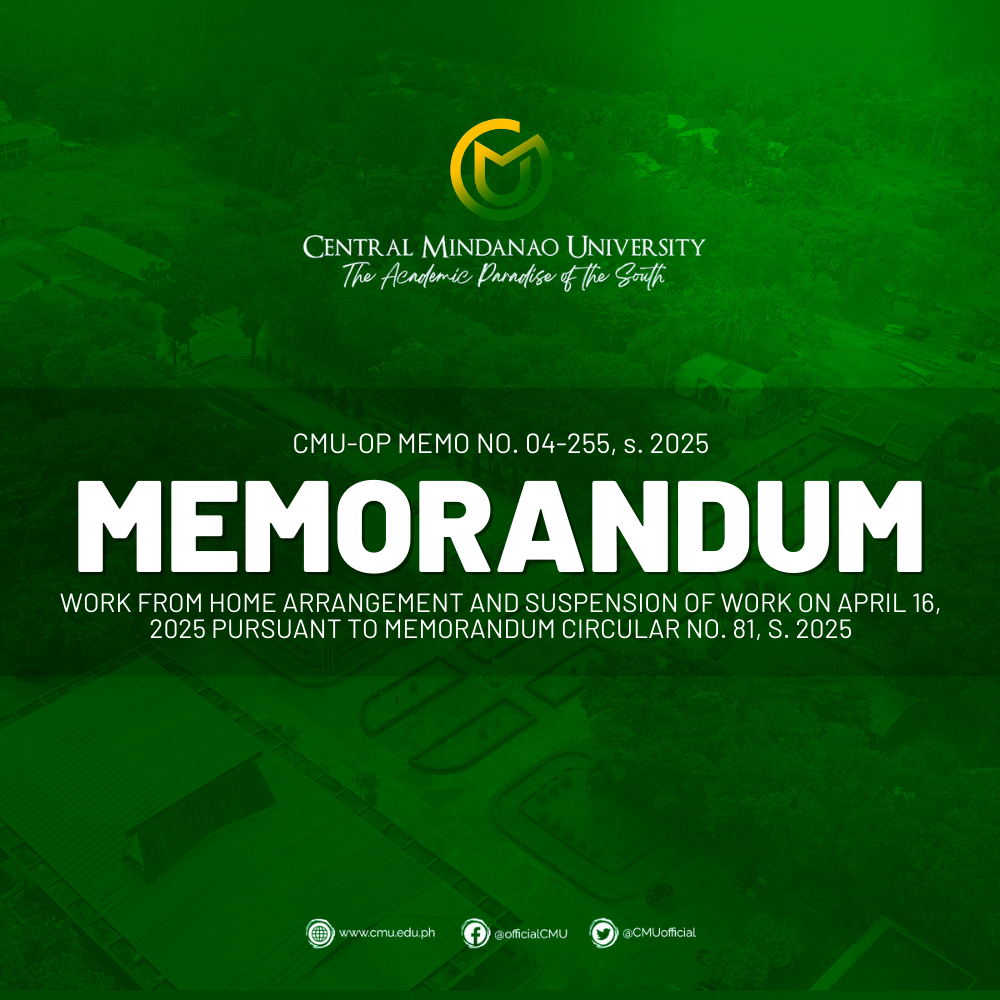 [MEMORANDUM] WORK FROM HOME ARRANGEMENT AND SUSPENSION OF WORK ON APRIL ...